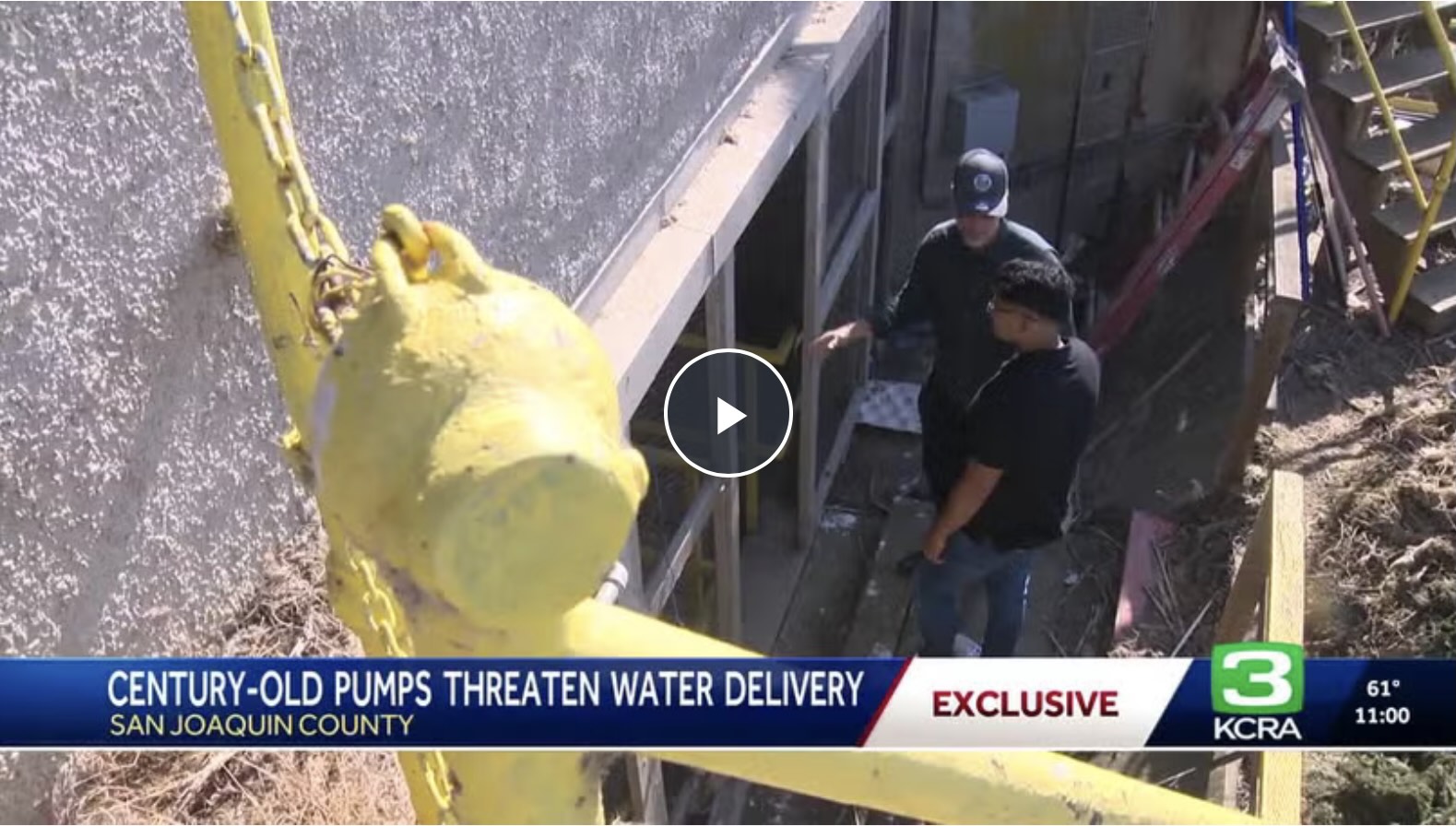 KCRA 3: Century-old Tracy Pump Station Faces critical Failures ...